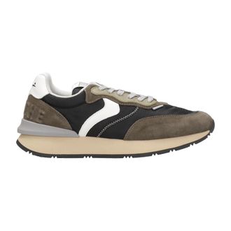 Voile Blanche Sneakers mit Kontrastn&auml;hten und Logo - - Shoes - Herren - Gr&uuml;n - 44 EU