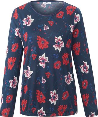 Peter Hahn Rundhals-Shirt Peter Hahn blau