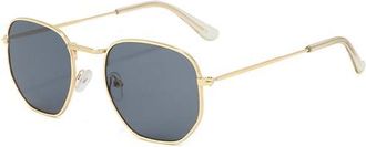 Generic Lunettes De Soleil D&eacute;coratives En M&eacute;tal For Hommes Et Femmes(Gold)