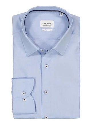 Eterna Herren Hemd blau