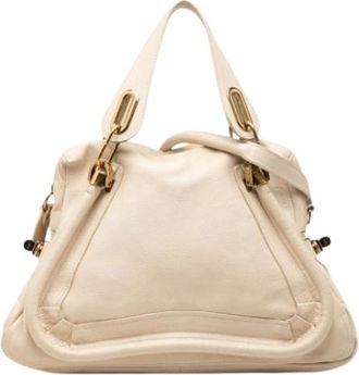 Chlo&eacute; Sac Paraty Pre-owned - Femme - Pre-owned - Beige - Taille: ONE Size