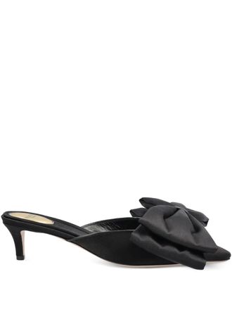 Valentino Garavani Mules mit Schleife - Schwarz
