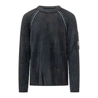 C.P. Company Rundhals-Fleece - - Knitwear - Herren - Blau - M