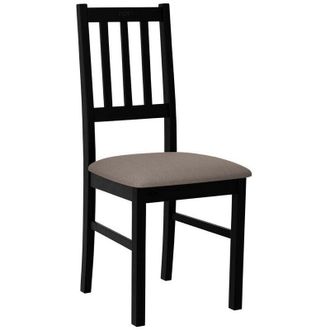 Mirjan24 Chaise Victorville 146, Noir, 94x43x40cm, Tapisserie, En bois, Bois, Mobilier d&eacute;j&agrave; assembl&eacute;