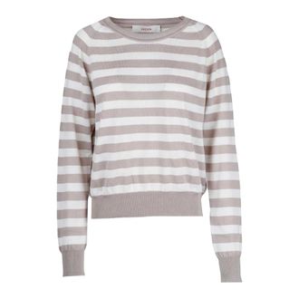 Jucca Femme, Pulls, Multicolore, Taille: 38 FR Maglia a righe in cotone