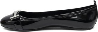Tod's metal-bar ballet flats - Schwarz