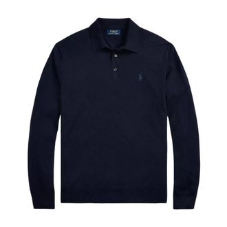 Ralph Lauren Wollpullover mit Polokragen - - Knitwear - Herren - Blau - L