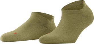 Falke Damen Sneakersocken Cool Kick Sneaker W SN weich atmungsaktiv schnelltrocknend kurz einfarbig 1 Paar, Grün (Olive 7298), 35-36