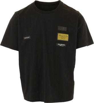 Maison Margiela Homme, Tops, Noir, Taille: L Label Patch T-Shirt