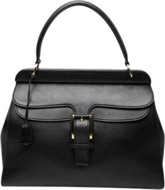Gucci Sac &agrave; main en cuir Pre-owned 101671 - Femme - Pre-owned - Noir - Taille: ONE Size