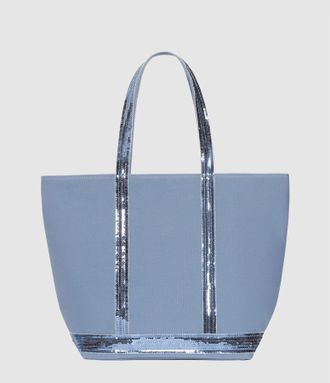 Vanessa Bruno Cabas M Zipp&eacute; Bleu Cendre