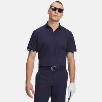Under Armour Drive Pique Polo f&uuml;r Herren Midnight Blaue Marine / Prime Rosa / Prime Rosa XXL