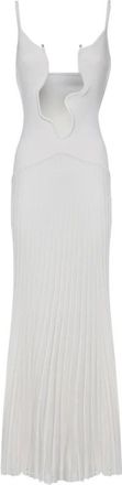 CHRISTOPHER ESBER Femme, Robes, Blanc, Taille: 38 FR Maxi Dress