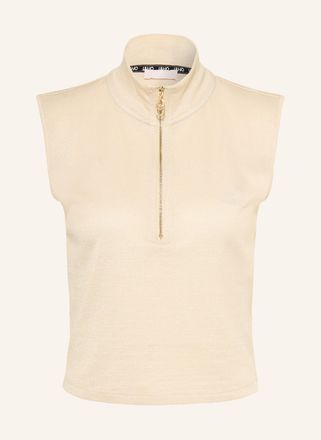 Liu Jo Liu Jo Top Mit Glitzergarn beige