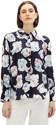 Tom Tailor 1037889 Blouse, 32413 Motif Floral tie-Dye, 38 Femme