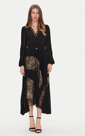 Twin-Set Kleid f&uuml;r den Alltag 251TP2780 Schwarz Loose Fit