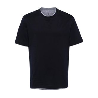 Brunello Cucinelli Herren, Oberteile, Blau, 2XLGr&ouml;&szlig;e
