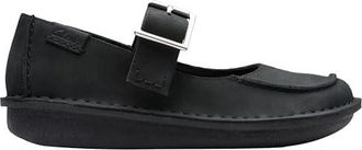 Clarks Femme Funny Bar Semelle de Mocassin, Black Oily Lea, 36 EU