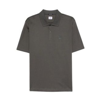 C.P. Company C.p. Company, Homme, Tops, Gris, Taille: L Polo With Logo