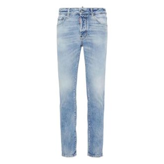 Dsquared2 Logo Patch Jeans - - Jeans - Herren - Blau - 2XL