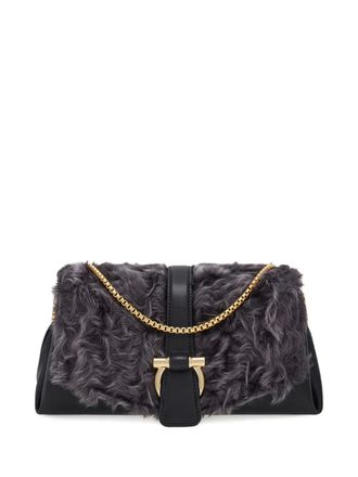 Ferragamo petite pochette &agrave; design textur&eacute; - Noir