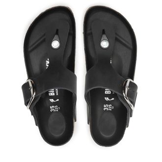 Birkenstock Zehentrenner Birkenstock Gizeh Big Buckle 1023337 Schwarz
