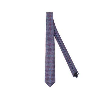 Au Printemps Paris Cravate &agrave; motif en soie