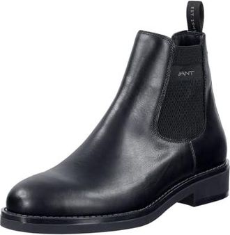 GANT Homme Prepdale Bottine Chelsea, Noir, 43 EU