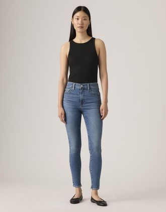 Levi's 720 - Jean super skinny &agrave; taille haute - Bleu moyen