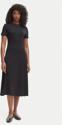 Tommy Hilfiger Kleid f&uuml;r den Alltag WW0WW50825 Schwarz Regular Fit
