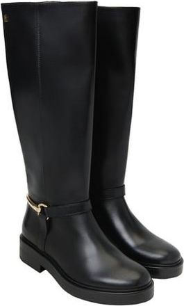Tommy Hilfiger Bottes hautes zipp&eacute;es en cuir