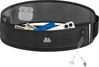 Generic G&uuml;rteltasche f&uuml;r Damen und Herren, Laufg&uuml;rtel, G&uuml;rteltasche, Handyhalterung, G&uuml;rteltasche f&uuml;r Workout, Joggen, Geldausr&uuml;stung, Zubeh&ouml;r, Mattschwarz, k