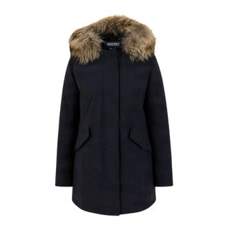 Woolrich Arctic Raccoon Parka - - Coats - Damen - Blau - S