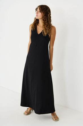 SKFK Damen vegan Kleid Tirtse Schwarz