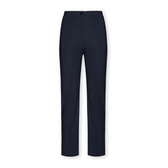 Elena Miro Chino-Hose aus Jersey - - Trousers - Damen - Blau - 4XL