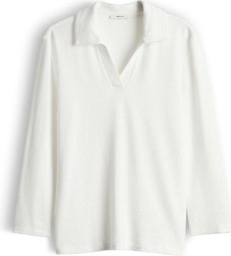 OPUS Poloshirt Poloshirt aus ECOVERO Viskosemix Slim Fit