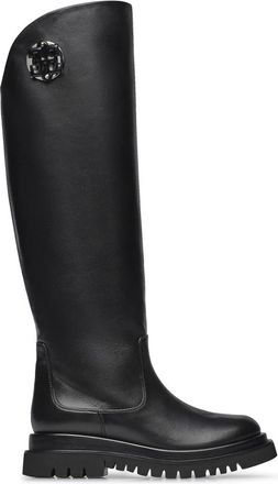 Fabi Femme, Chaussures, Noir, Taille: 40 EU Botte cuissarde