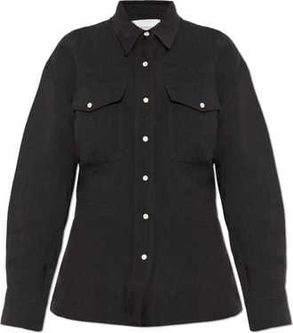 STUDIO NICHOLSON Femme, Blouses et Chemises, Brun, Taille: 38 FR Krauss Shirt