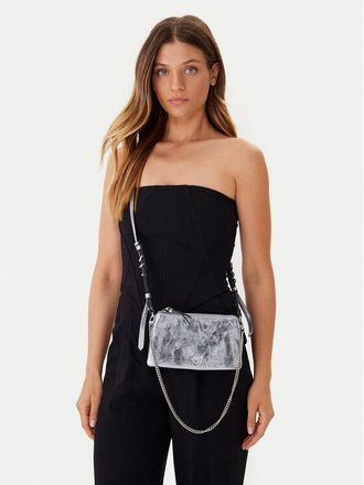 Pinko Handtasche Double Mini Al 25-26 PLTT 105359 A2OT Silberfarben