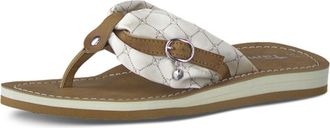 Tamaris Damen Toe-Post Mule - 1-27109-42 447 36 CREAM/LOGO