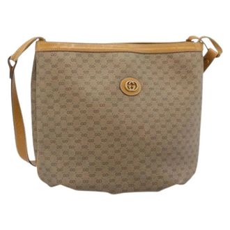 Gucci Pre-owned Vintage Micro Small GG Shoulder Bag - Femme - Pre-owned - Beige - Taille: ONE Size