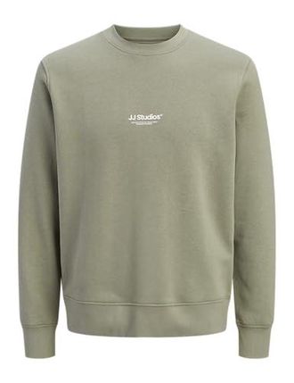 Jack & Jones Jjesoho Sweat Crew Neck Noos, Vetiver, M Homme, v&eacute;tiver, M