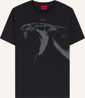 HUGO BOSS Hugo T-Shirt Dikobra_In Regular Fit schwarz