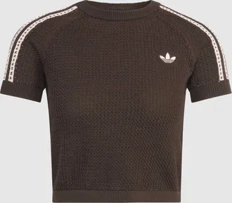 adidas Tee-Shirt Crochet Tee Aurora Coffee