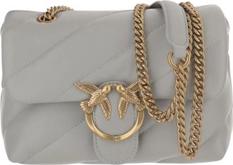 Pinko Pinko, Femme, Sacs, Gris, Taille: ONE Size Love Mini Puff Bag