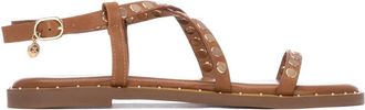 Xti Sandalen Damen Kamel - Bequeme und vielseitige Schuhe - Casual Mode - Modell 14535702 (Gr&ouml;&szlig;e 37)