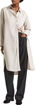 Pepe Jeans London Damen Agnes Dress, Brown (Stone Beige), L