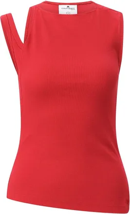 Courr&egrave;ges Top mit Cut-Outs