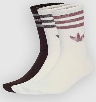 adidas Originals 3S Gl Ct 3P Chaussettes marron
