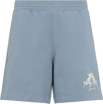 Givenchy Shorts mit Hubert Objects-Stickerei - Blau